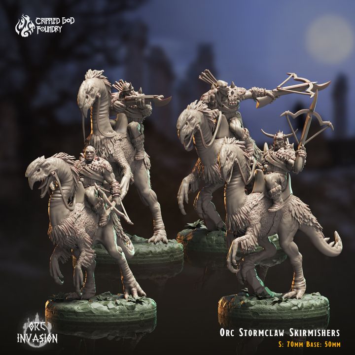 3D Printable Orc Invasion ~ July '24 Fantasy Bundle by Crippled God Foundry